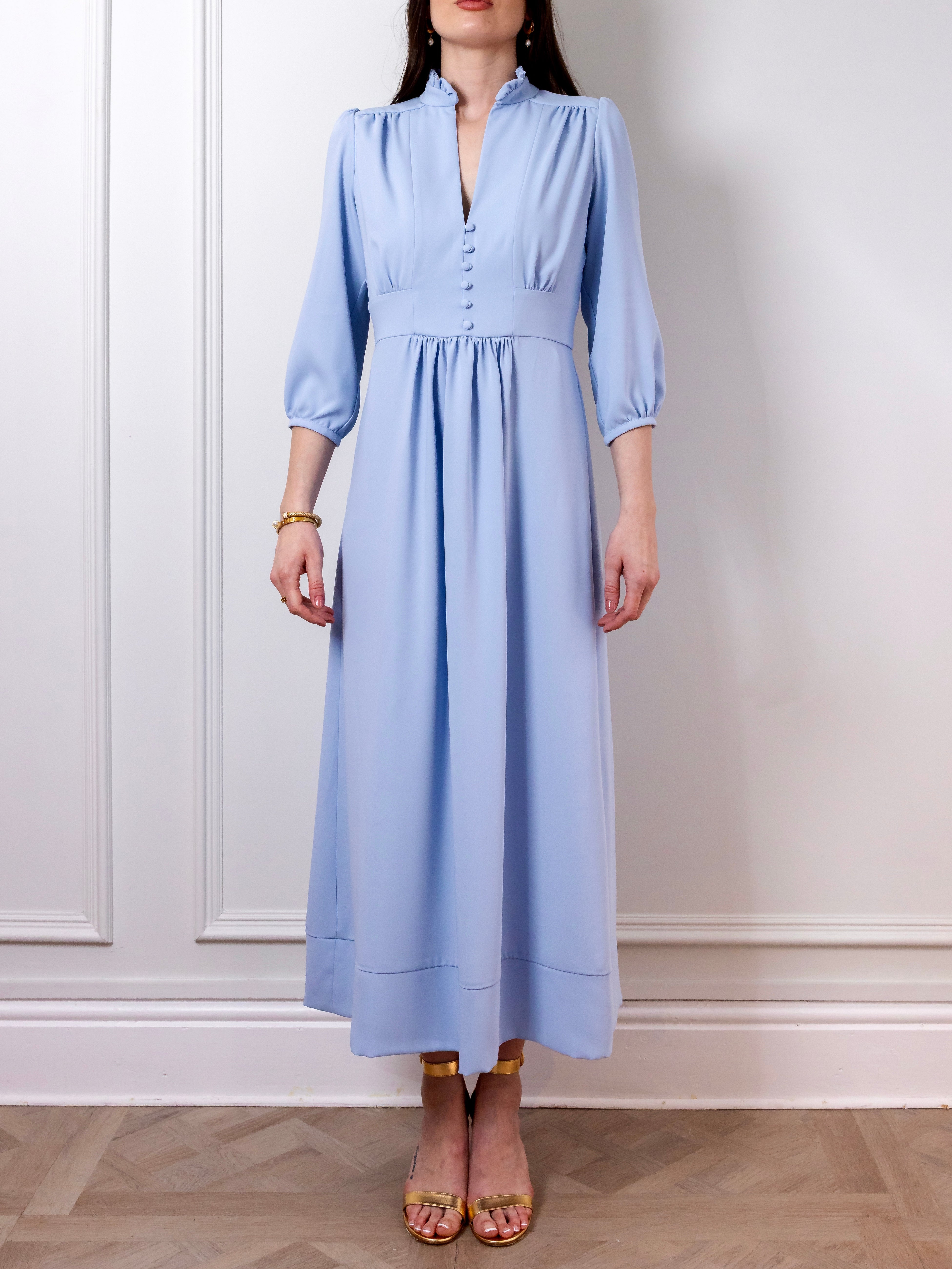 Portia Dress - Soft blue – Claire Mischevani