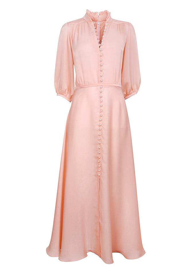 Iconic Silhouette: Aurelia dress in Blush | Claire Mischevani