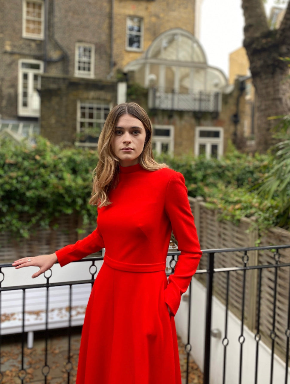 Poppy dress - Red – Claire Mischevani