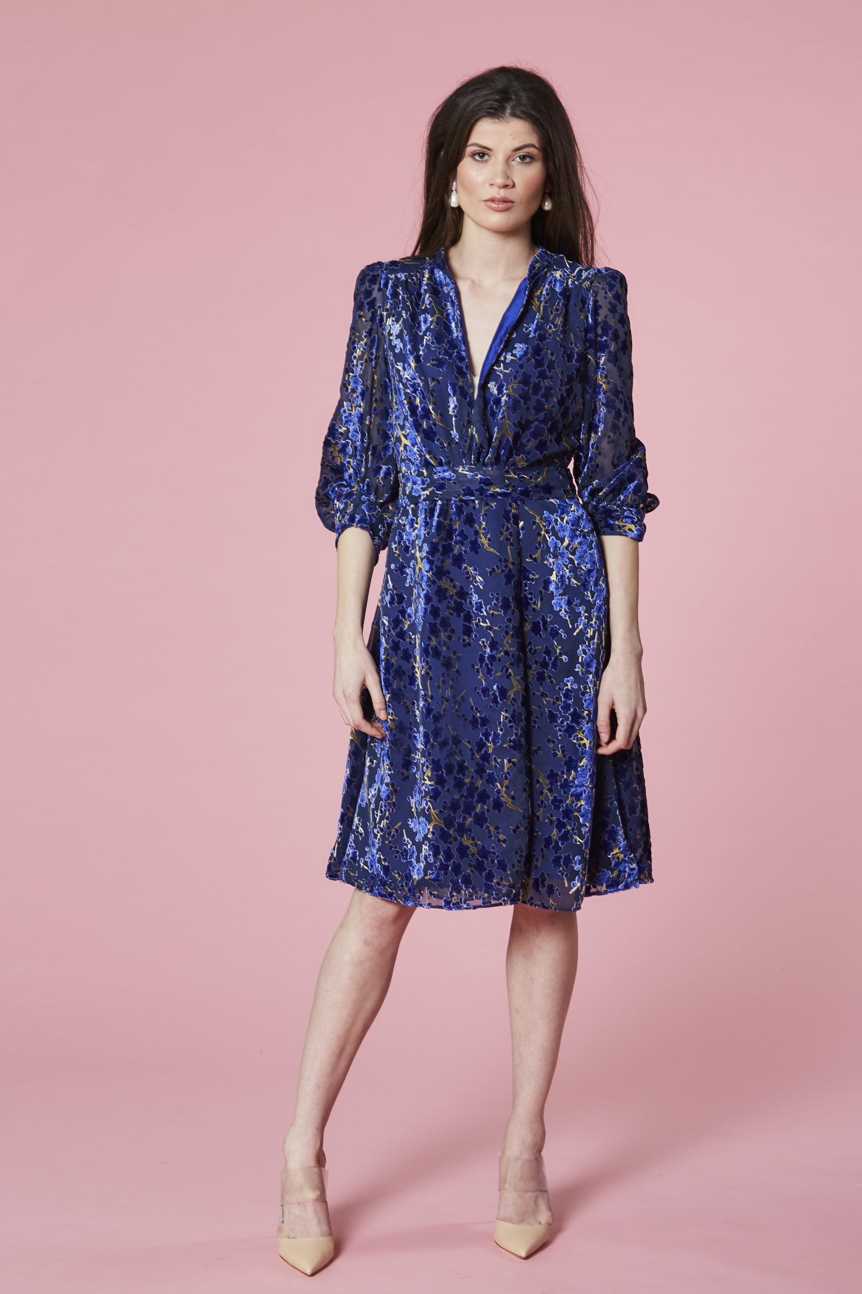 Blossom devore dress – Claire Mischevani